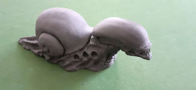 Snailien (snail-alien xenomorph mashup) lawn ornament by djkirkendall ...