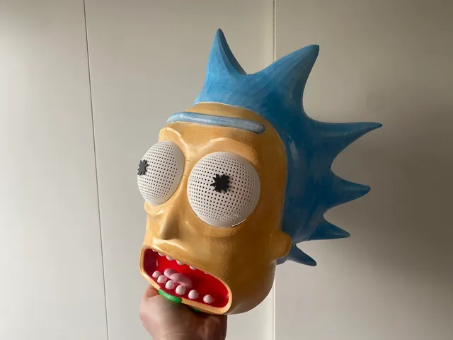 Make of Rick Sanchez Mask from Rick and Morty - for Prusa MK3 by ...