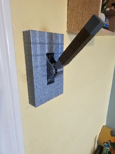 Make of Minecraft light switch overlay by BobbyBass | Download free STL ...
