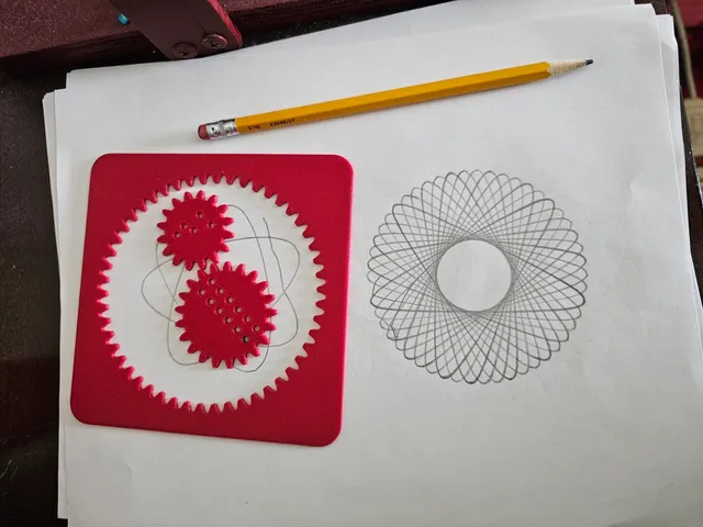 Make of Spirograph by dzac21 | Download free STL model | Printables.com