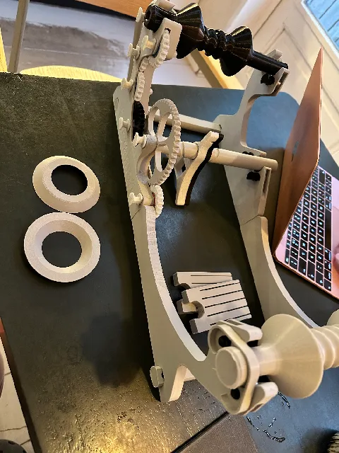 Make of Pastamatic - Filament Spool Winder for Bambu Lab X1C/P1P AMS ...