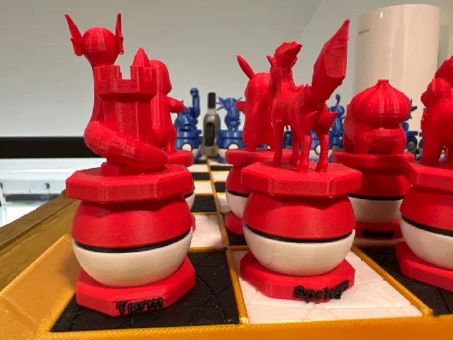 Make of Pokémon Chess Set by BigWiLLi111 | Download free STL model ...