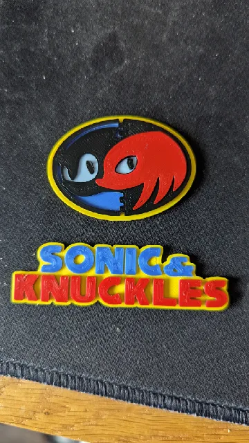 Make of Sonic & Knuckles Logos by Dunc toB | Download free STL model ...