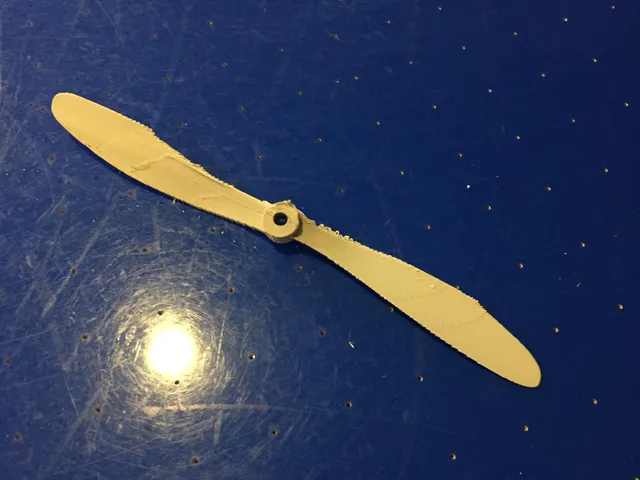 Make of Elliptical-blade NACA airfoil propeller library by Jonathan ...