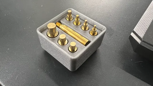 Make of Gridfinity ruthex Threaded Insert Tip by TheCableGuy96 ...