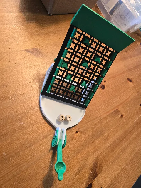 Make of Catapult Dice Tower (100% 3D Printed, NO SUPPORT) by Stefan ...