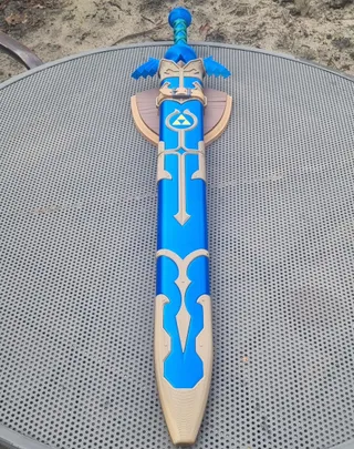 Legend of Zelda Master Sword (BOTW) (TOTK) (Full Scale) por Popandsicle ...