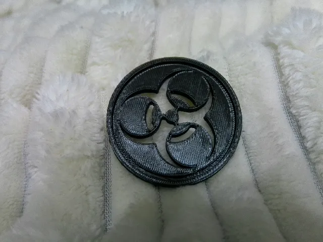 Biohazard Coin by KCWarthog3D | Download free STL model | Printables.com