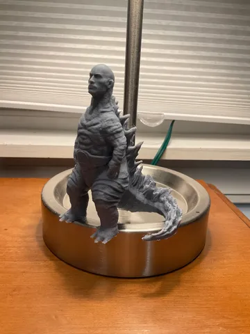 Rockzilla (The Rock + Godzilla) by ThinAir3D | Download free STL model ...