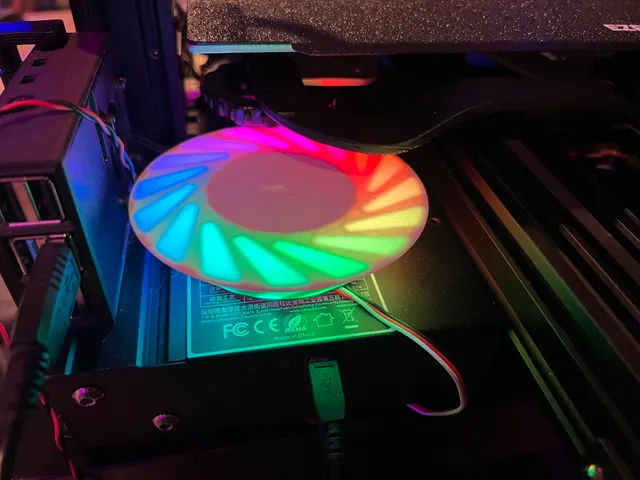 LED-Ring diffuser (12,16,24×Neopixel) by Jack | Download free STL model ...