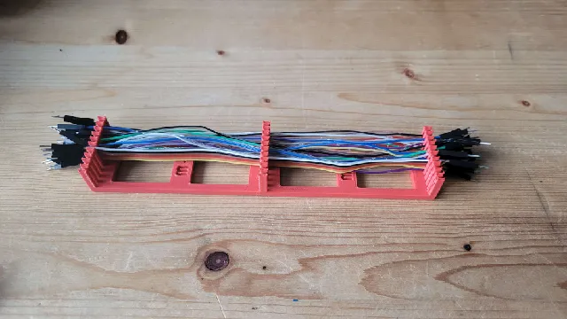 Make of Dupont Cable Organizer 10 & 20mm with optional Skadis hooks by ...