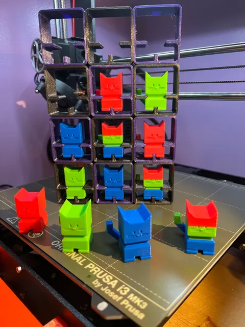 Make of Cali Cat Display Case by DivineStriker | Download free STL ...