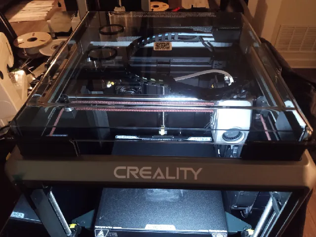 Make of Creality K1/K1C Hinged Lid Riser by Ted H | Download free STL ...