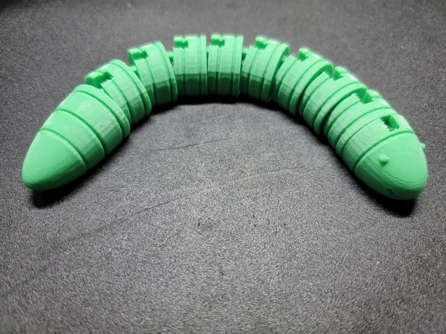 Articulated Fidget Worm by NeonBlack | Download free STL model ...