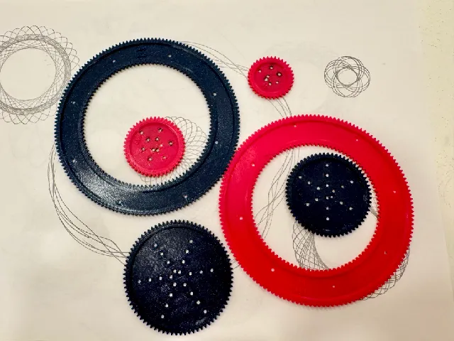 Spirograph drawing template by Molodos | Download free STL model ...