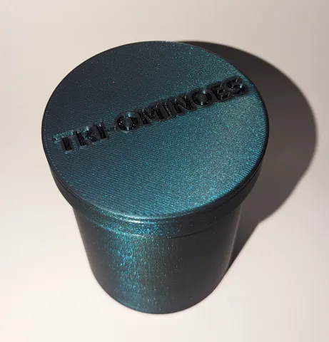Parametric OpenSCAD Round Container Jar with a screw lid by Michael ...
