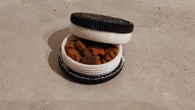 Make of Oreo container (no glue remix) by Luca | Download free STL ...