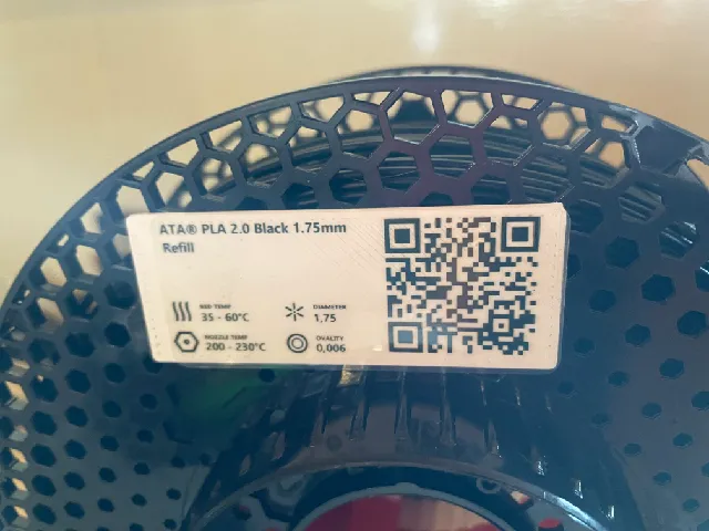 Make of Sample Spool label by Thijs Triemstra | Download free STL model ...