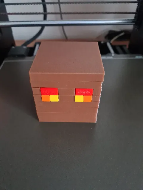Make of Minecraft Magma Cube | Articulated | Collapsable | Multi-Color ...