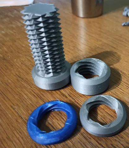 Two way screw by GVC | Download free STL model | Printables.com