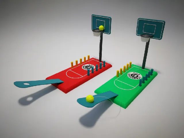 Make of Mini Basketball Game by 3D-Fuchs | Download free STL model ...