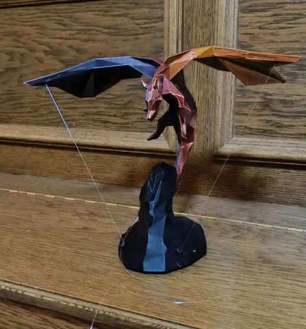 Winged Dragon Tensegrity by Hank | Download free STL model | Printables.com
