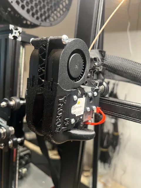 Make of Taurus V5 Cooling Duct for Creality Sprite Extruder, Dual 5015 ...