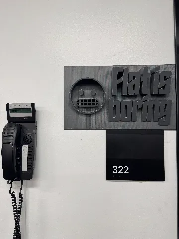 Sweeping 2-line name plate by Makkuro | Download free STL model ...