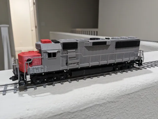 GP60 Locomotive - Dragon Railway by RamBros | Download free STL model ...