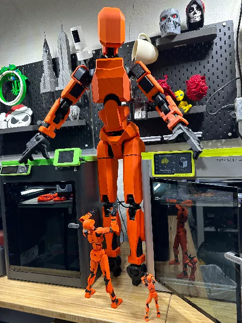 Make of DUMMY 13 Printable Jointed Figure (BETA FILES) by Aldo A. Falla | Download free STL ...