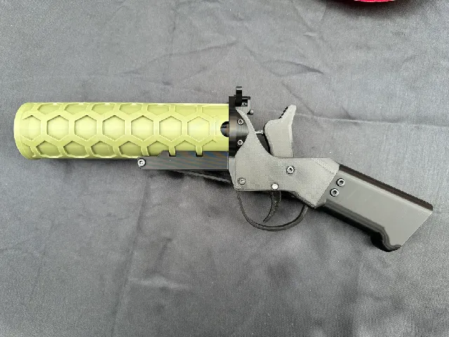 Make of Co2 rocket/grenade launcher by Kaliber2020 | Download free STL ...