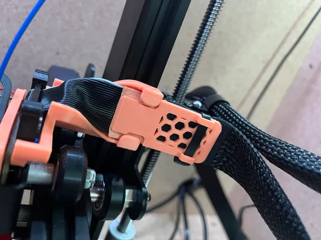 Creality Sprite Pro Extruder Ribbon Cable Guide by Roland Deschain | Download free STL model ...