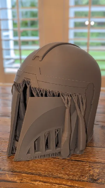 Make of Aran Tal: Star Wars inspired Mandalorian Helmet by Max ...