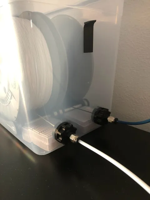 Make of Filament Dry Box with Dual Spool Holder and Tube Outlet for ...