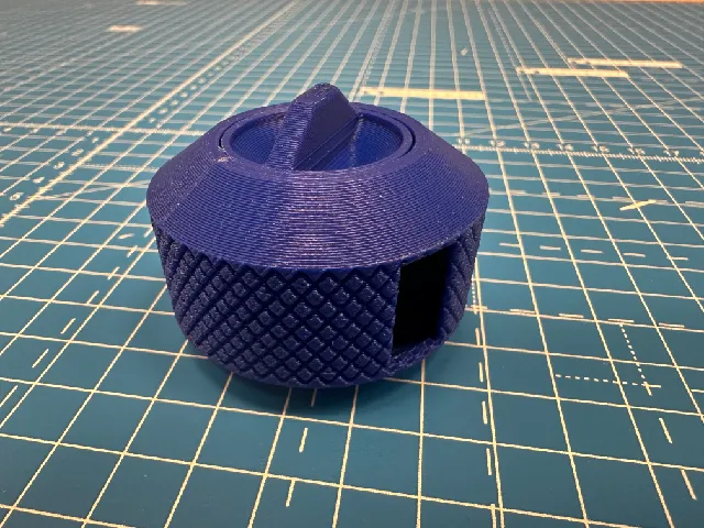 Make of USB Cable Winder Stackable (+Knurled) Print in Place by ...