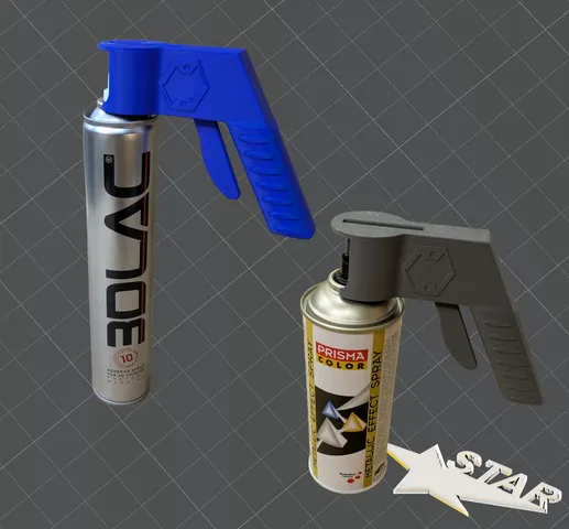 Spray can handle - Print in place by Joe | Download free STL model ...