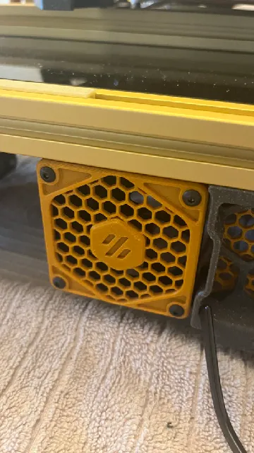 Make of Voron 2.4 Fan Grill for my Hex Infill Skirts by Rafa | Download ...