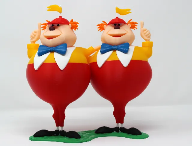 Make of Tweedledee and Tweedledum by wlmcad | Download free STL model ...