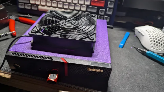 Lenovo Tiny M720Q M720X M920X Top Cover Chassis Lid with 120 or 140mm Fan Opening by David Fish ...