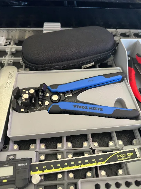 Make of Gridfinity wire stripper/crimper/cutter tool holder by ...