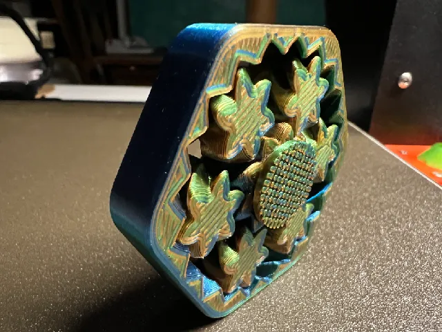 Make of Hexagonal Planetary Fidget Spinner by pr3mium.cola | Download ...