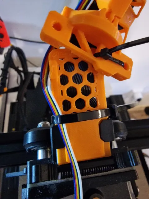 Make of Creality Sprite Pro Extruder Ribbon Cable Guide by Petr Surý | Download free STL model ...