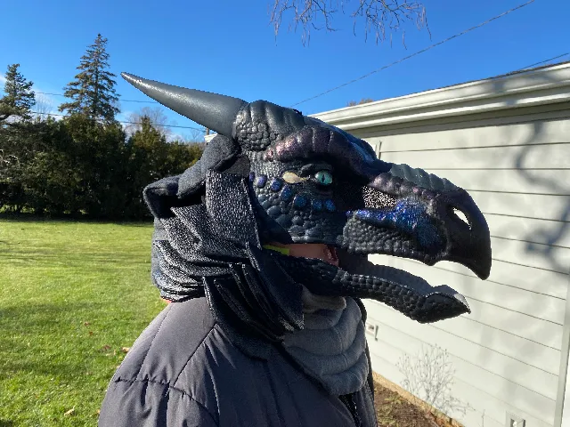 Make of Nightwing Wings Of Fire Dragon Mask by DragonArtist15 ...