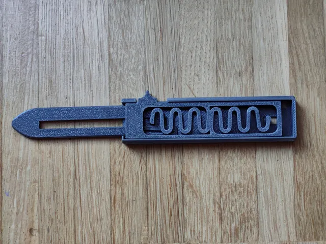 Make of OTF Fidget Knife - only 3 Parts by D!nu | Download free STL ...