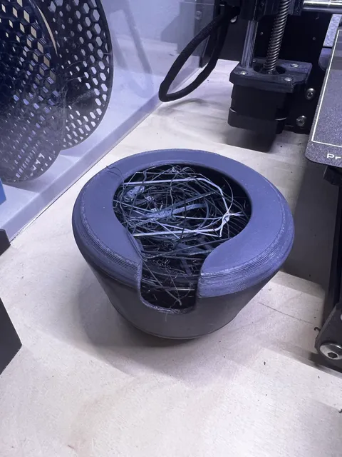 Make of Trash Bin for 3D Printer Waste by ohrenstoepsel | Download free ...