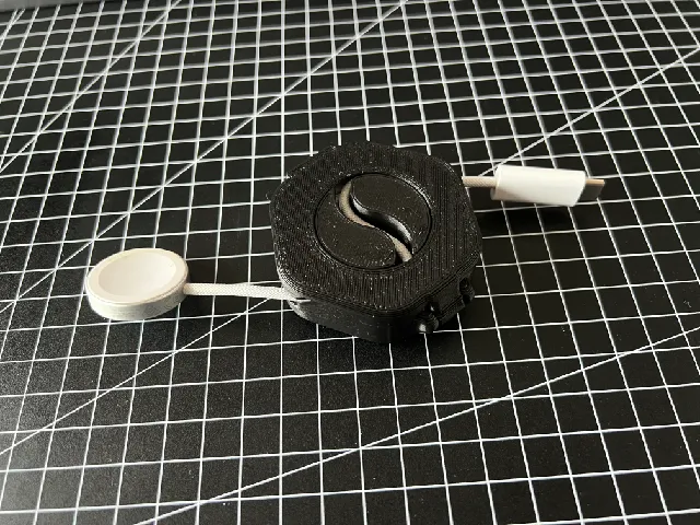 Portable Cable Organizer / Winder by squinn | Download free STL model ...