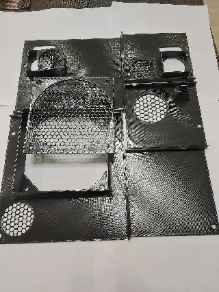 Quietmode! Flashforge Adventurer 5M (AD5M) Back Panel w/ 120mm & 4010 ...