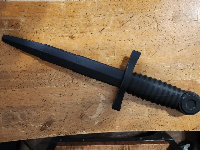 COLLAPSING DAGGER (PRINT IN PLACE) by 3D Printing World | Download free ...
