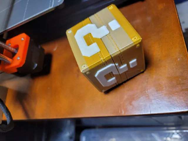 Print In Place Mario Coin Block Container by Grandpa 3DPrints ...