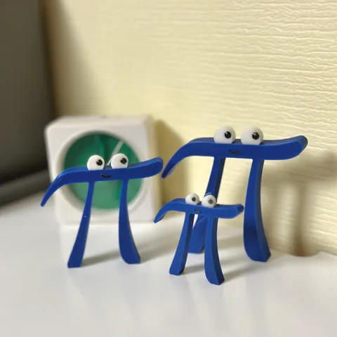 3Blue1Brown Pi Creature by Spenbert02 | Download free STL model ...
